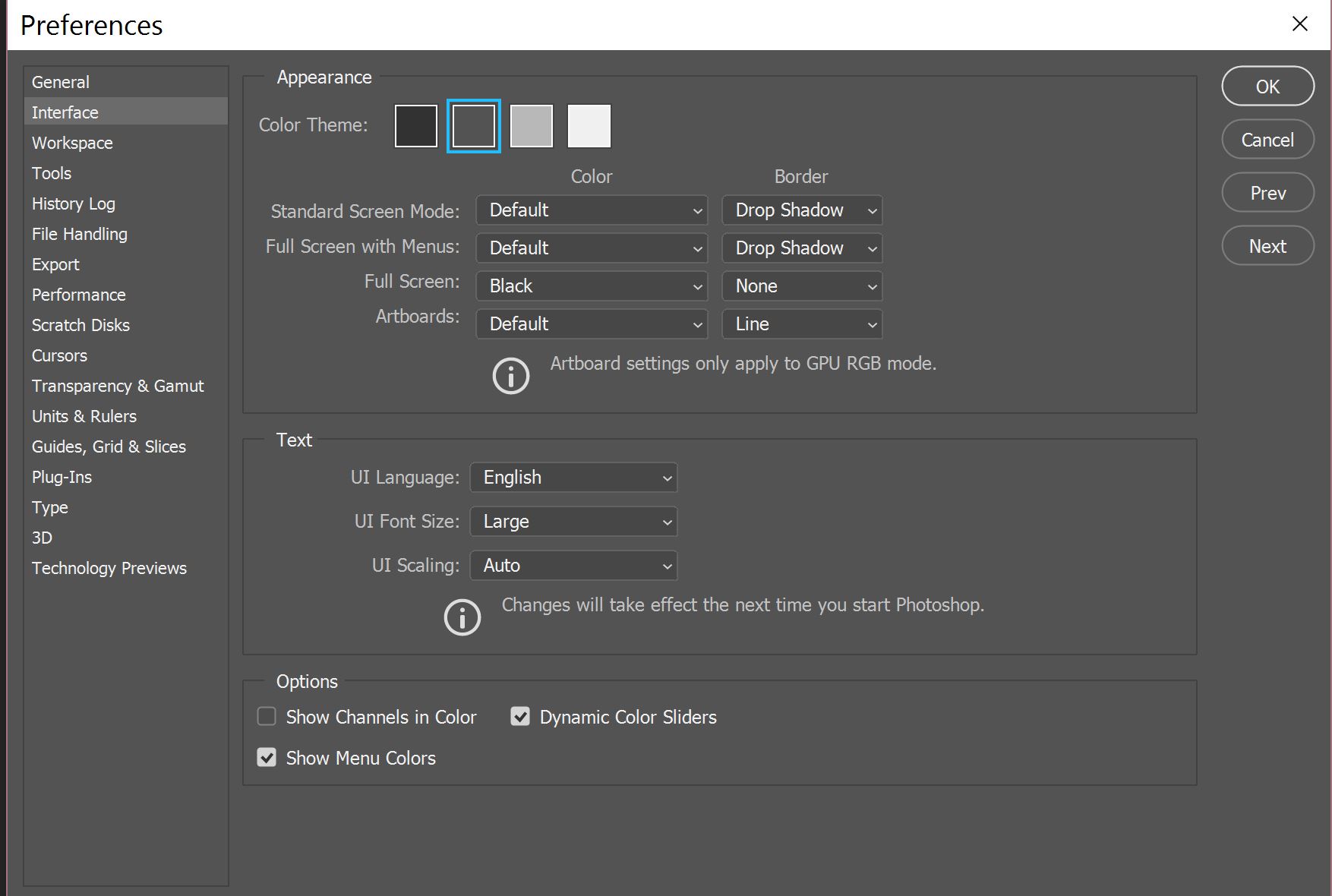 Solved How To Change Font Size Of Menu In Photoshop Cc Adobe Support